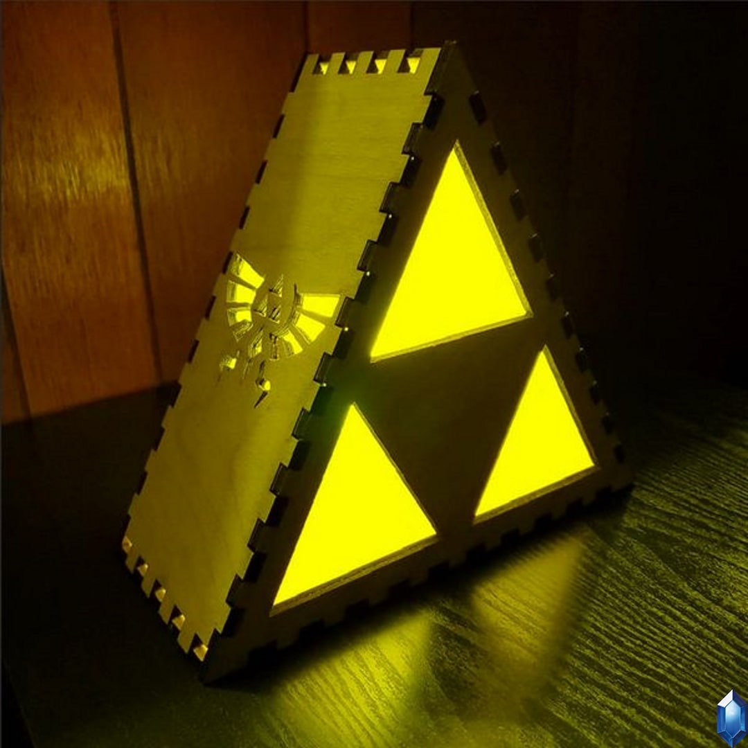 The Legend of Zelda - Triforce Night Lamp 2022 - Etsy