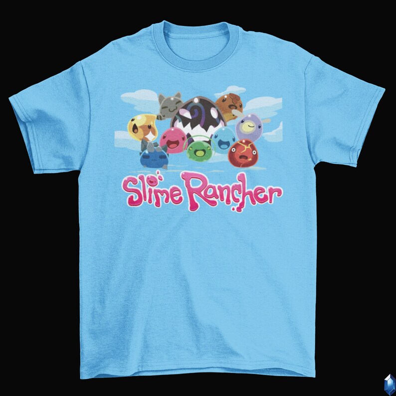 Slime Rancher T-shirt Unisex Mens Adult Cotton Slimes Tarr - Etsy