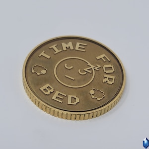 One More Game Bedtime Destiny Metal Coin Collectible Challenge Coin EDC ...