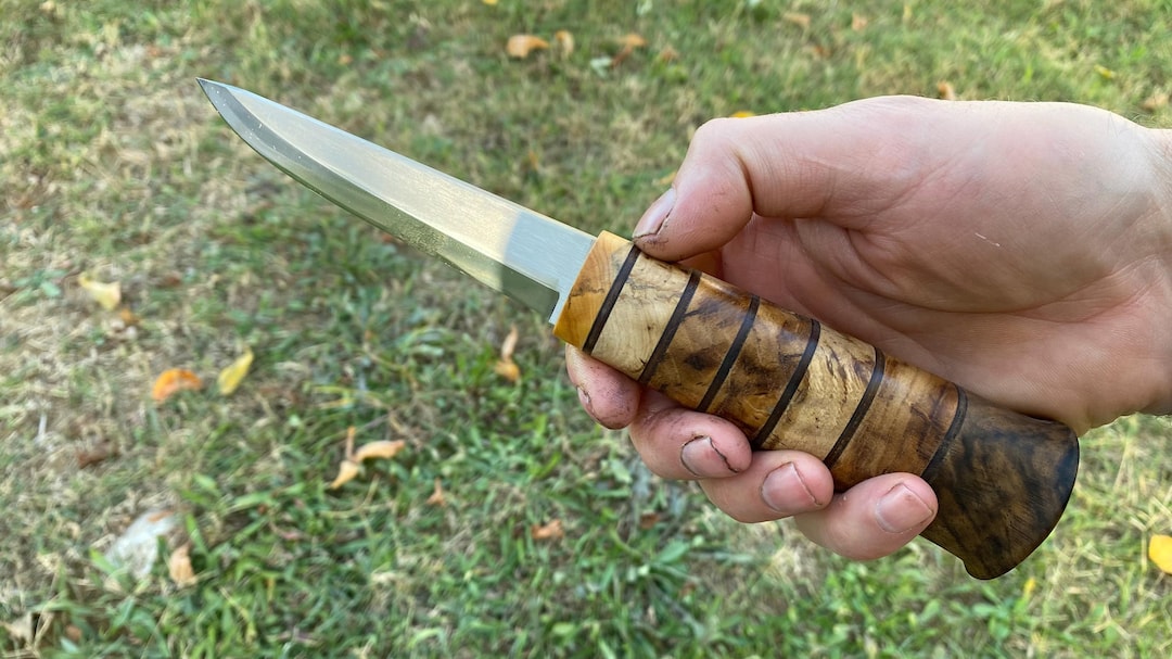 Traditional Puukko Knife, Hunting Knife, Camping Knife, Tactical Knife, Unique Knife, Survival ...
