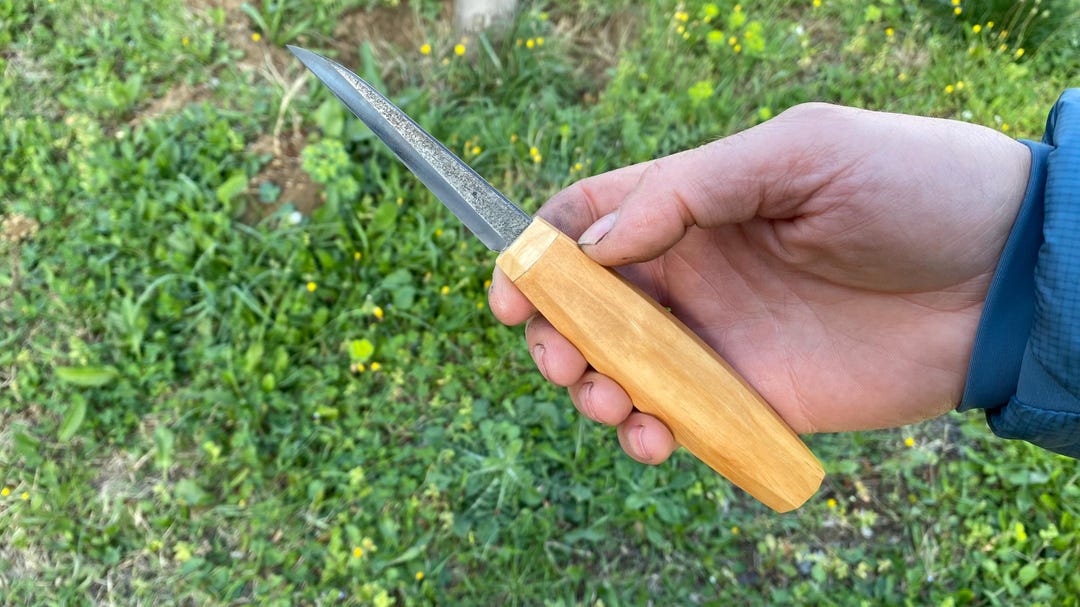 Sloyd Knife 80mm Straight Blade, Wood Carving Knife, Spoon Carving ...