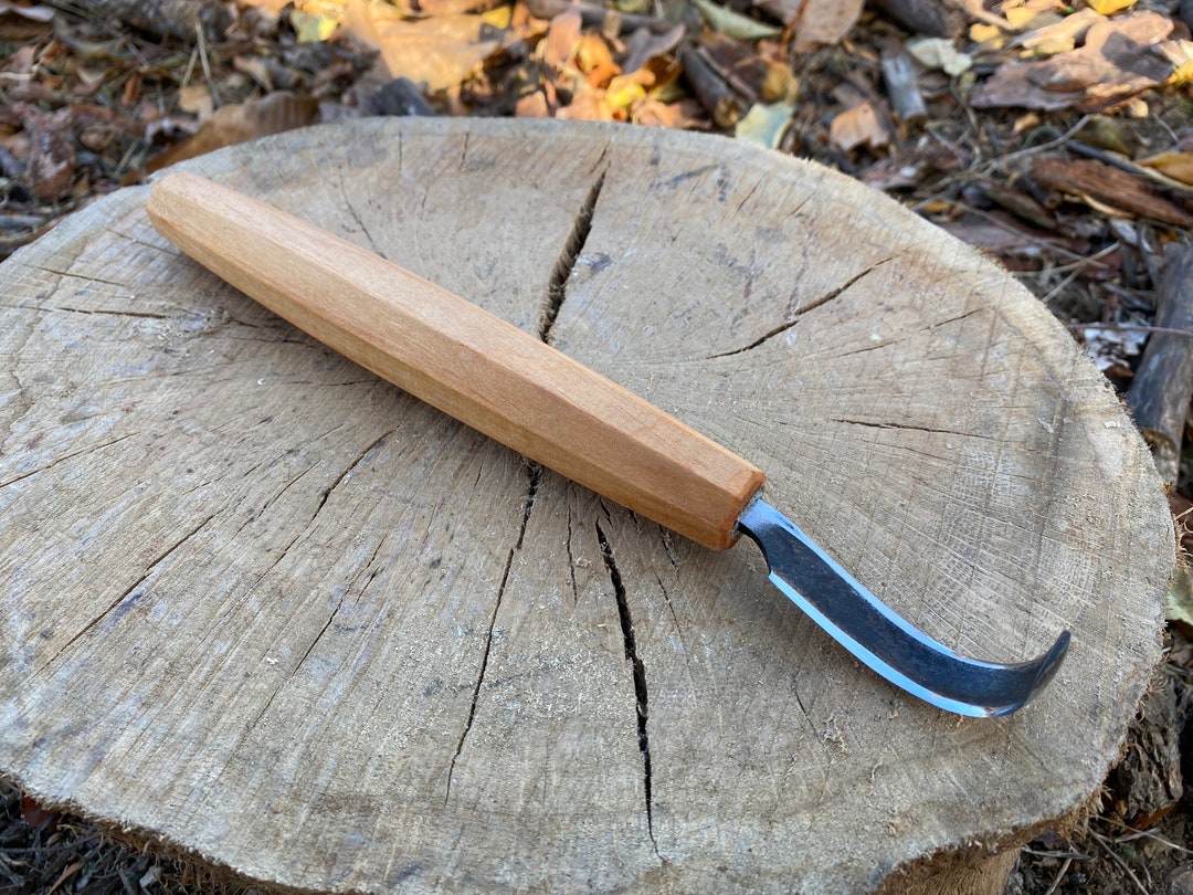 Concave Spoon Knife Left Hand Compound Curve, Hook Knife, Wood Carving ...