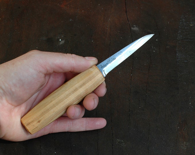 Sloyd Knife 80mm Straight Blade, Wood Carving Knife, Spoon Carving ...
