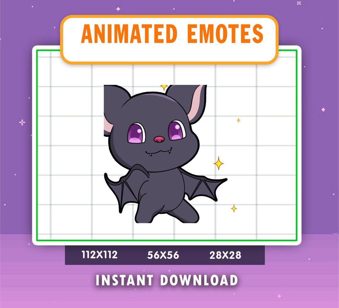 Animated Bat Dance Emote for Twitch, Discord, Youtube (digital Download ...