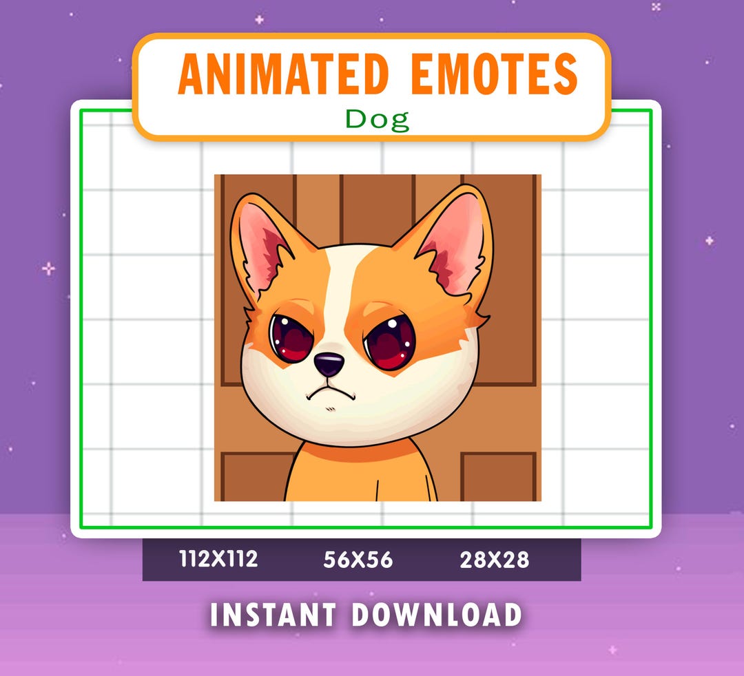 ANIMATED Corgi Dog Leave Emote for Twitch, Discord, Youtube, Animated ...