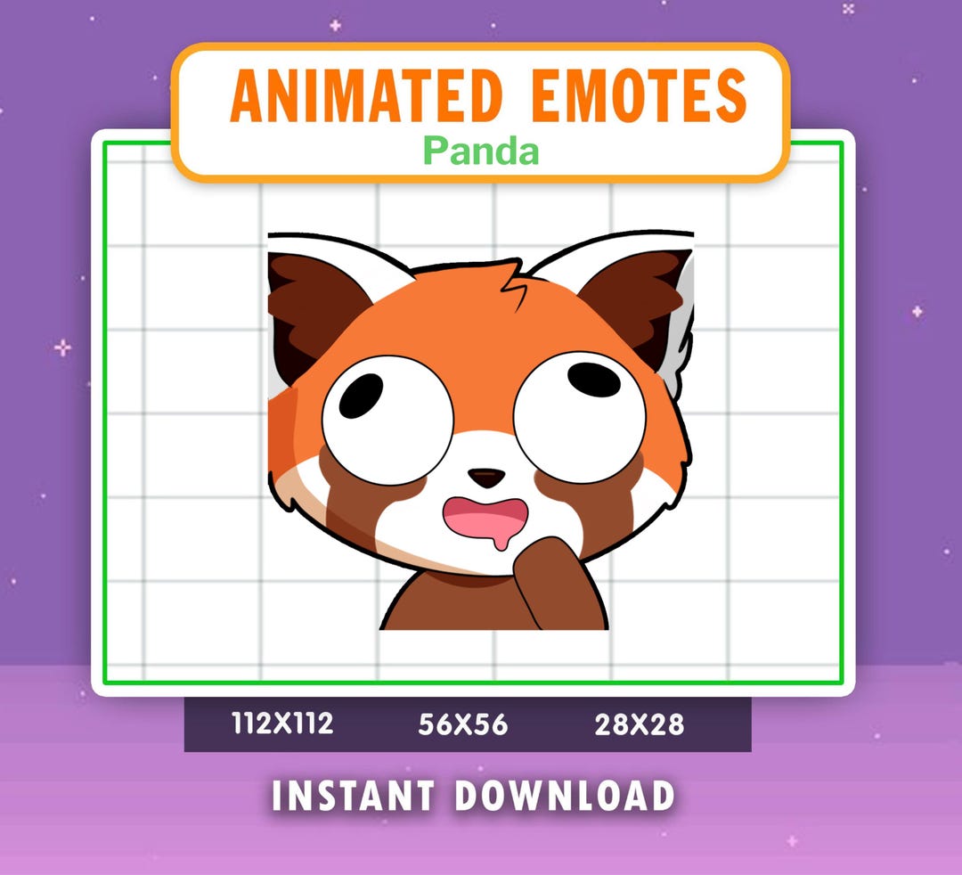 ANIMATED Red Panda Dumb Emote for Twitch, Discord, Youtube, Animated ...