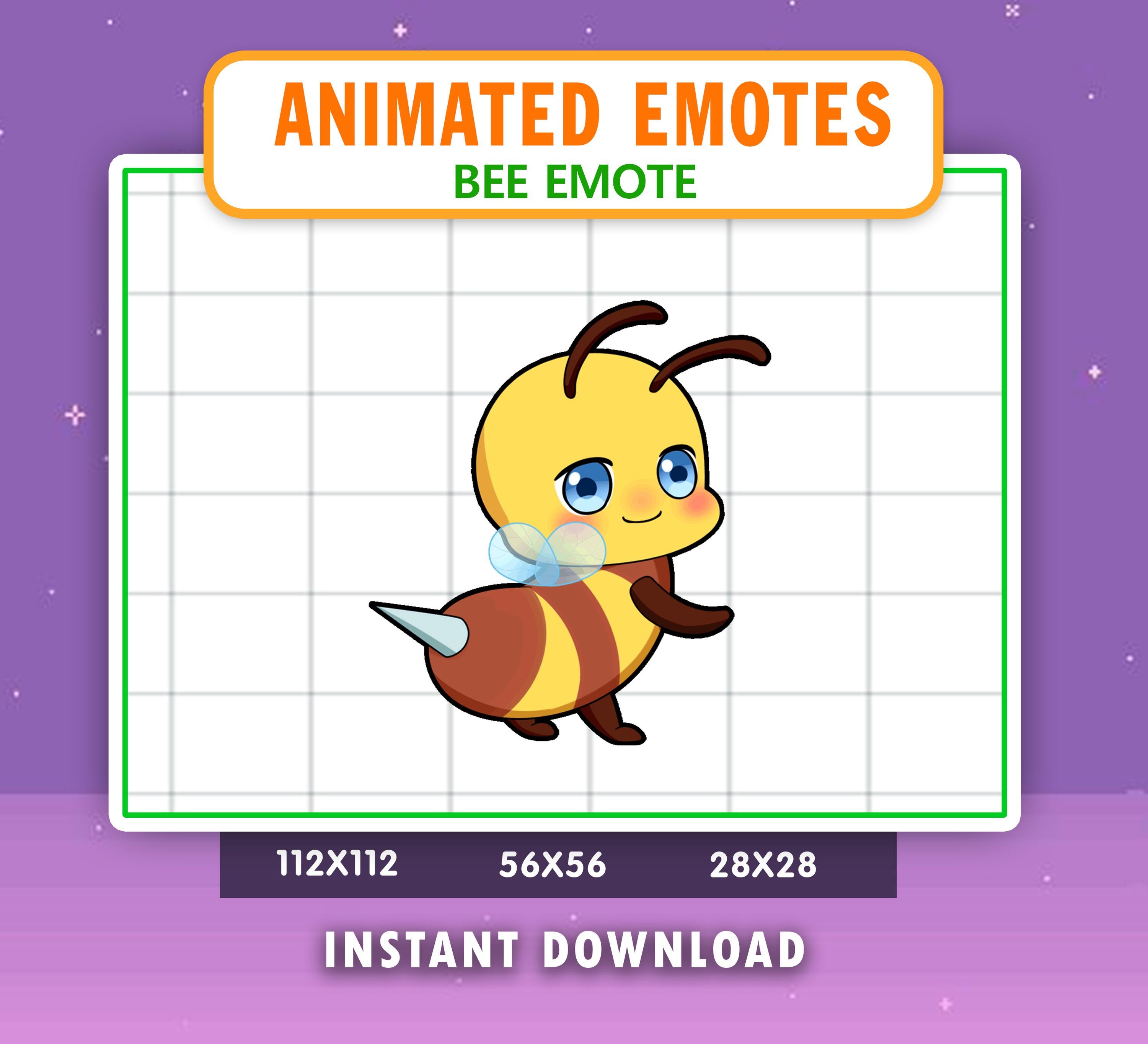 ANIMATED Bee Twerking Emote for Twitch, Discord, Youtube, Animated ...