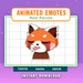 ANIMATED Red Panda BLBL/ Mlem Emote for Twitch, Discord, Youtube ...