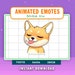 ANIMATED Shiba Inu Dog BLBL/ Mlem Emote for Twitch, Discord, Youtube ...