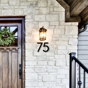 5 Inch Modern House Numbers and Letters - Etsy