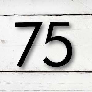 10 Inch Modern House Numbers Letters - Etsy