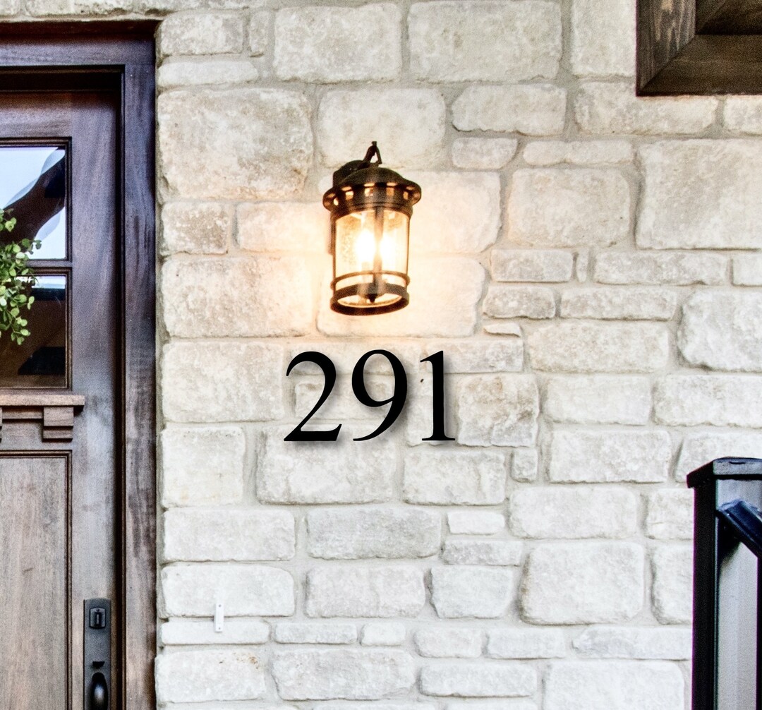 7 Inch Traditional House Numbers Letters - Etsy