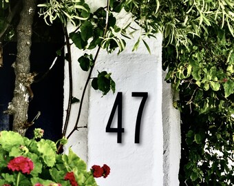 10 Inch Modern House Numbers Letters - Etsy