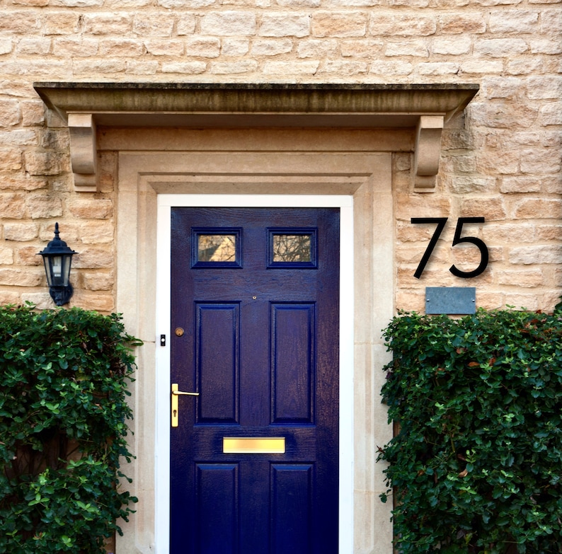 5 Inch Modern House Numbers and Letters - Etsy