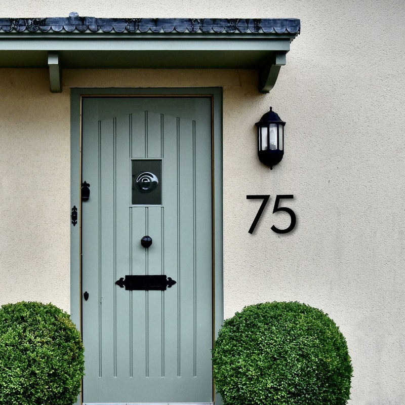 Modern House Numbers - Etsy