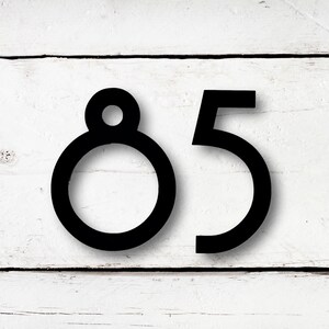 8 Inch Art Deco House Numbers and Letters - Etsy