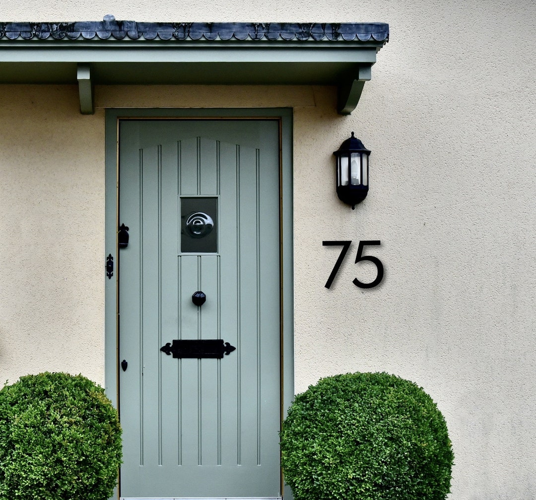 7 Inch Modern House Numbers and Letters - Etsy