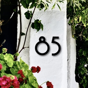 4 Inch Art Deco House Numbers and Letters - Etsy