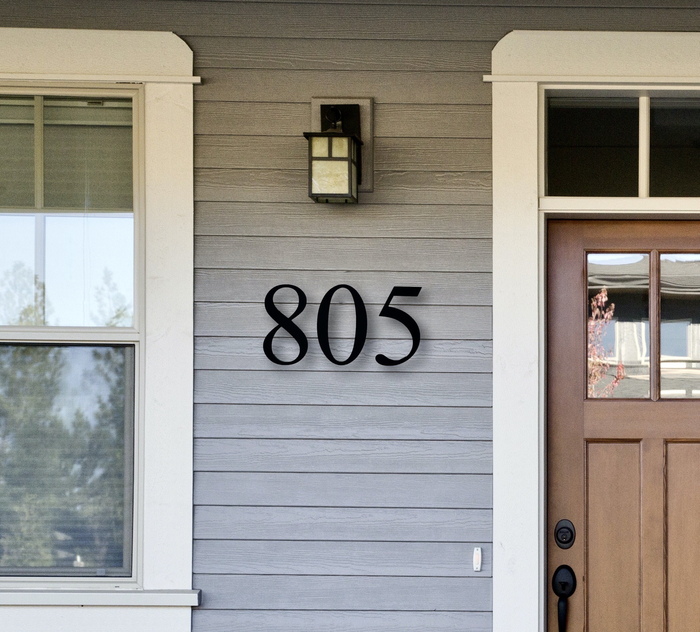 10 Inch Traditional House Numbers Letters - Etsy