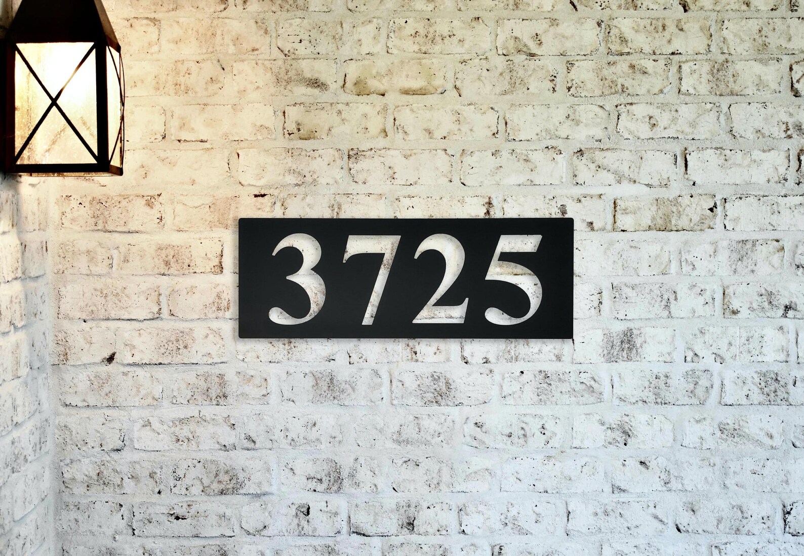 Custom Acrylic Address Sign: Modern House Numbers Plaque - Etsy