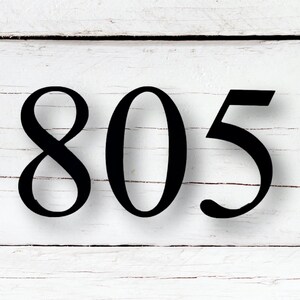 5 Inch Traditional House Numbers and Letters - Etsy