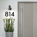 4 Inch Modern House Numbers Letters - Etsy
