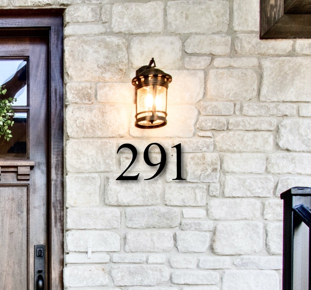 12 Inch Traditional House Numbers Letters - Etsy