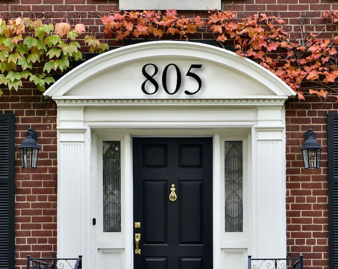 8 Inch Traditional & Wider, House Numbers Letters - Etsy