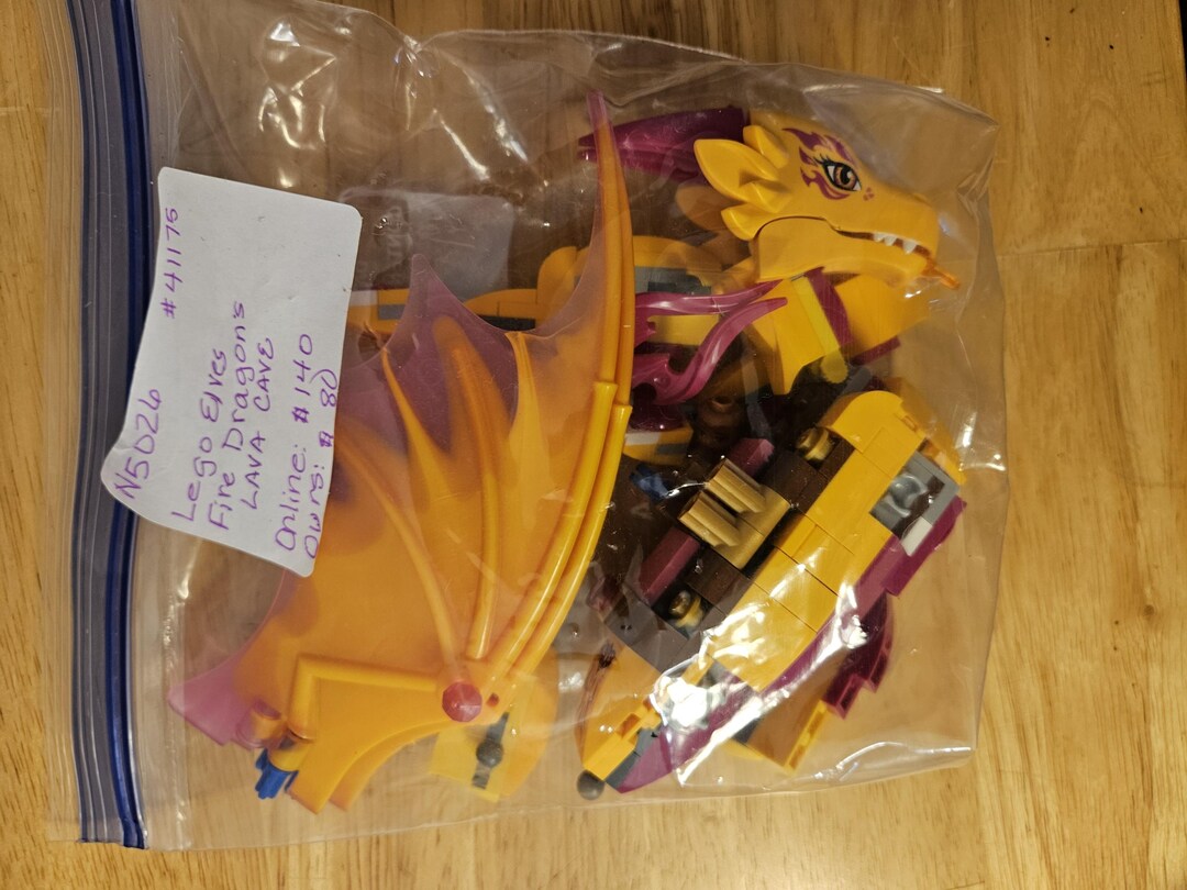 Lego Elves 41175 Fire Dragon's Lava Cave. ITEM 1902 - Etsy