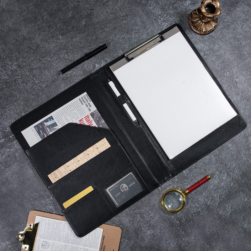 Leather Padfolio - Etsy