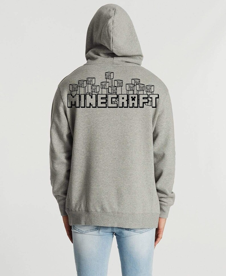 Minecraft SVG File, Gaming, Ghost, Hoodie - Etsy