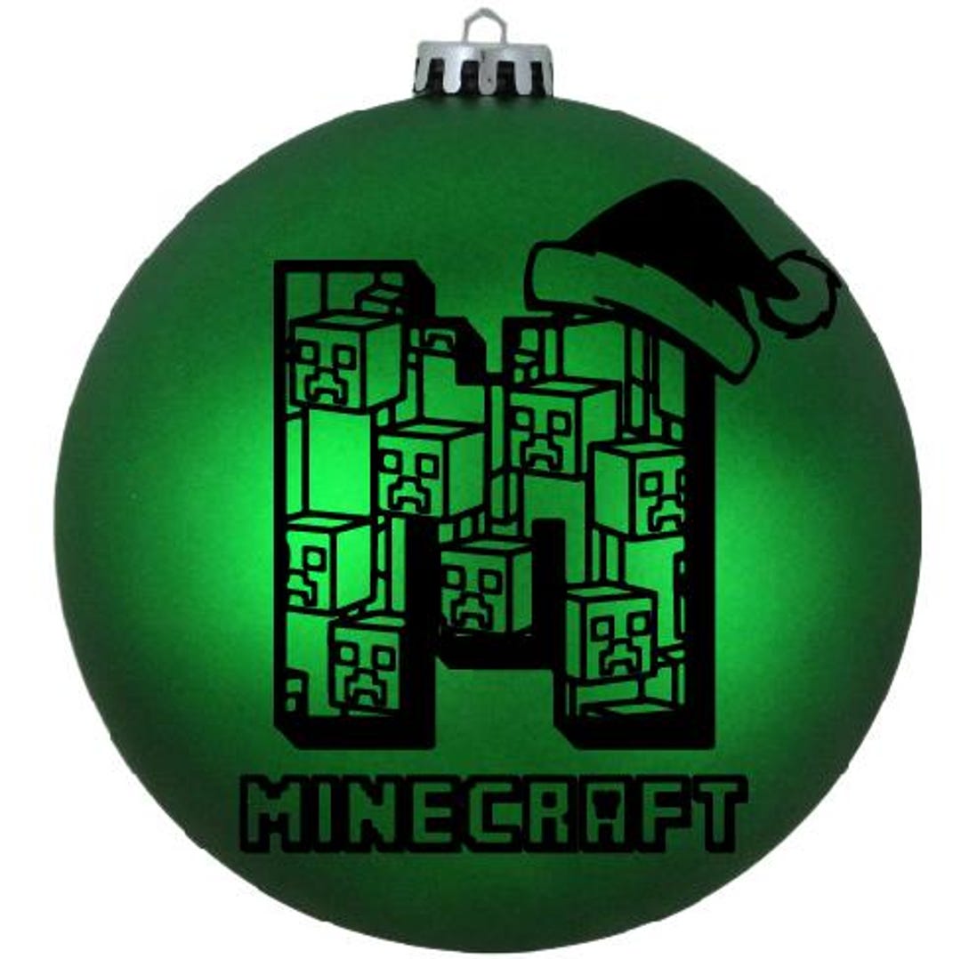 Minecraft Letter, Minecraft Christmas, Minecraft SVG File - Etsy