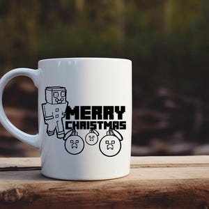 Merry Minecraft Christmas, SVG File, Minecraft Gingerbread and ...