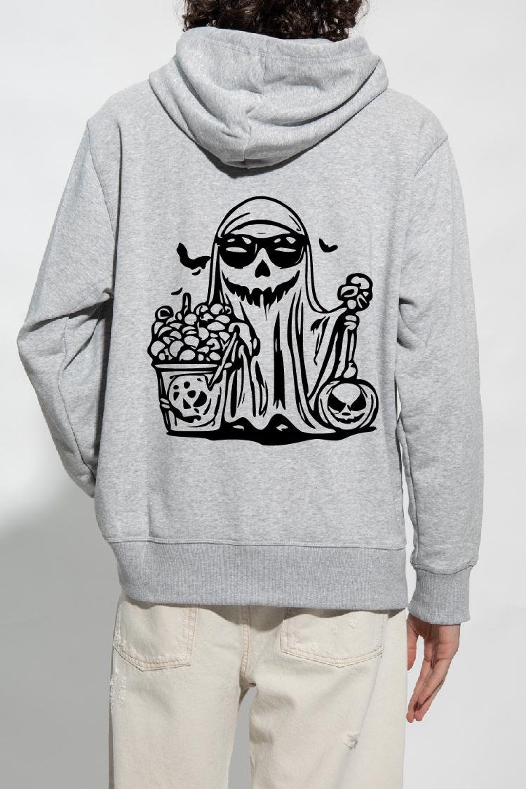 Halloween Ghost With Full Tray of Halloween Sweets, SVG File - Etsy