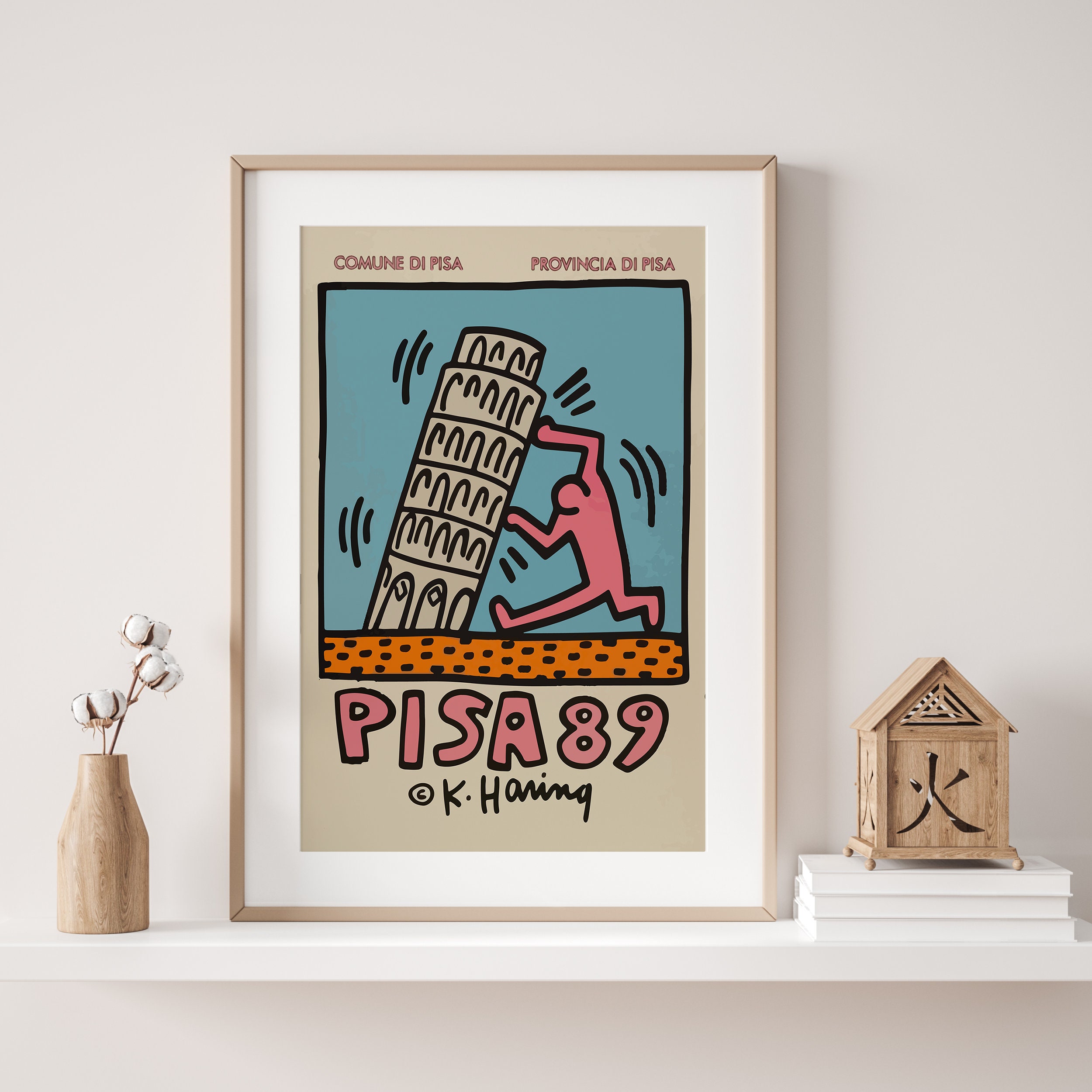 Keith Haring Print, Keith Haring Poster Humanism, Keith Haring Digital ...