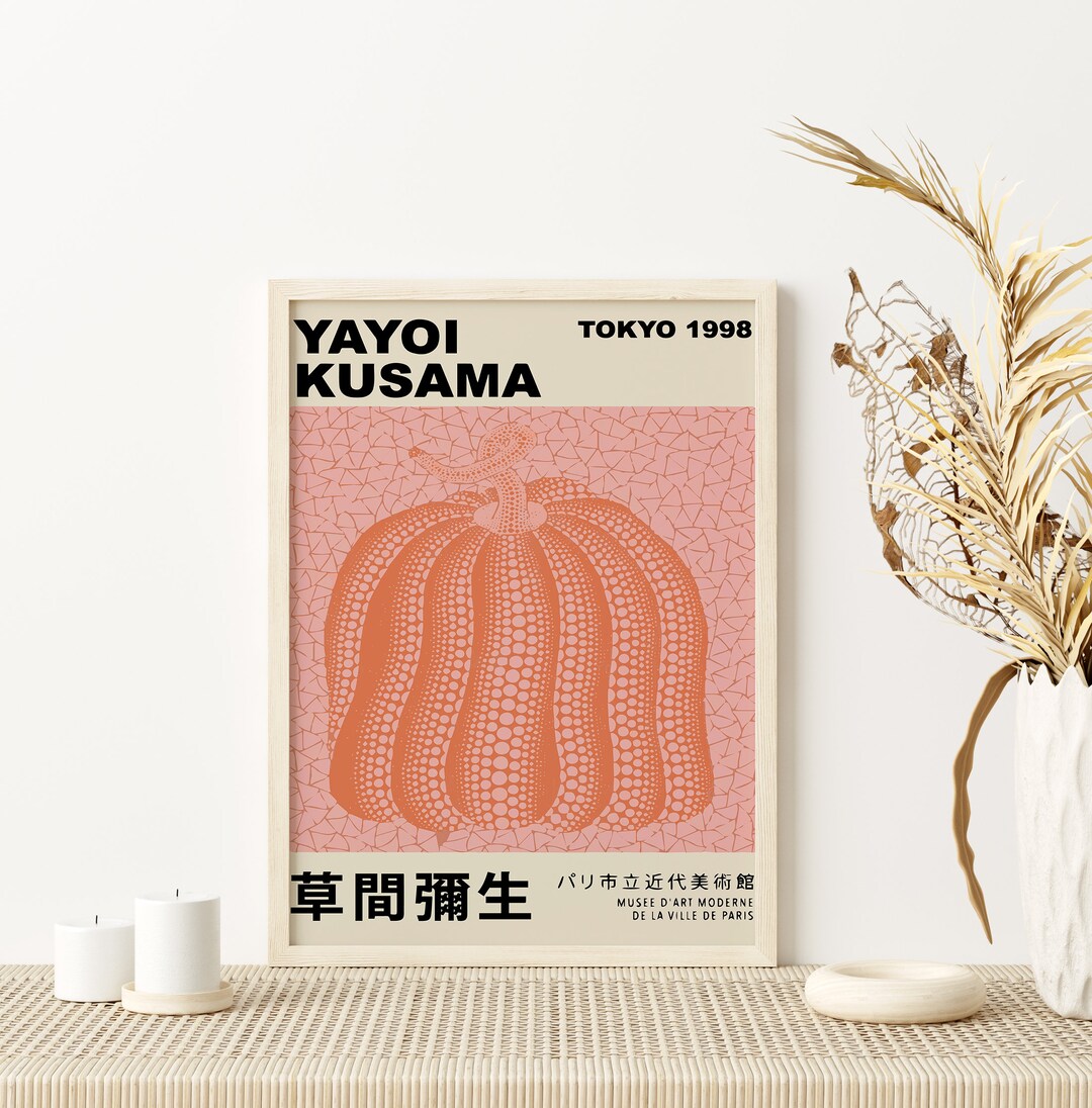 Yayoi Kusama Print Yayoi Kusama Poster Yayoi Kusama Digital - Etsy