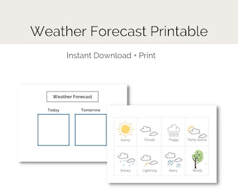 Montessori Morning Board Weekly Schedule Childrens Visual - Etsy