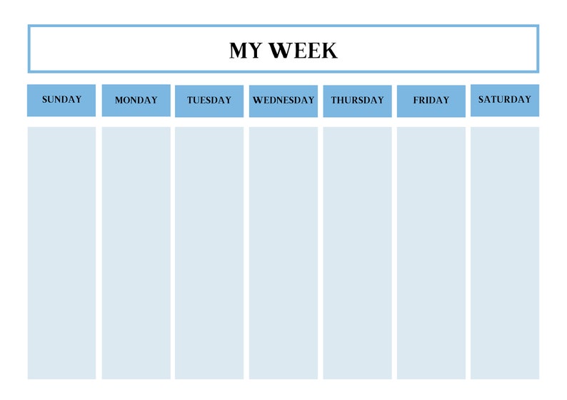Montessori Morning Board, Weekly Schedule Childrens Visual, Kids ...