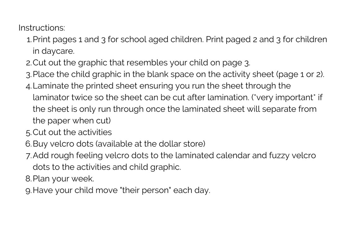Montessori Morning Board, Weekly Schedule Childrens Visual, Kids ...