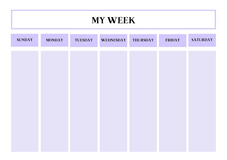 Montessori Morning Board, Weekly Schedule Childrens Visual, Kids ...