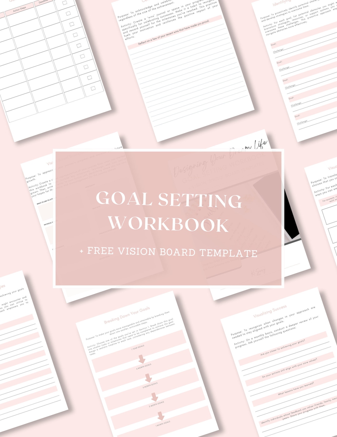 Designing Your Dream Life: Goal Setting Workbook - Etsy