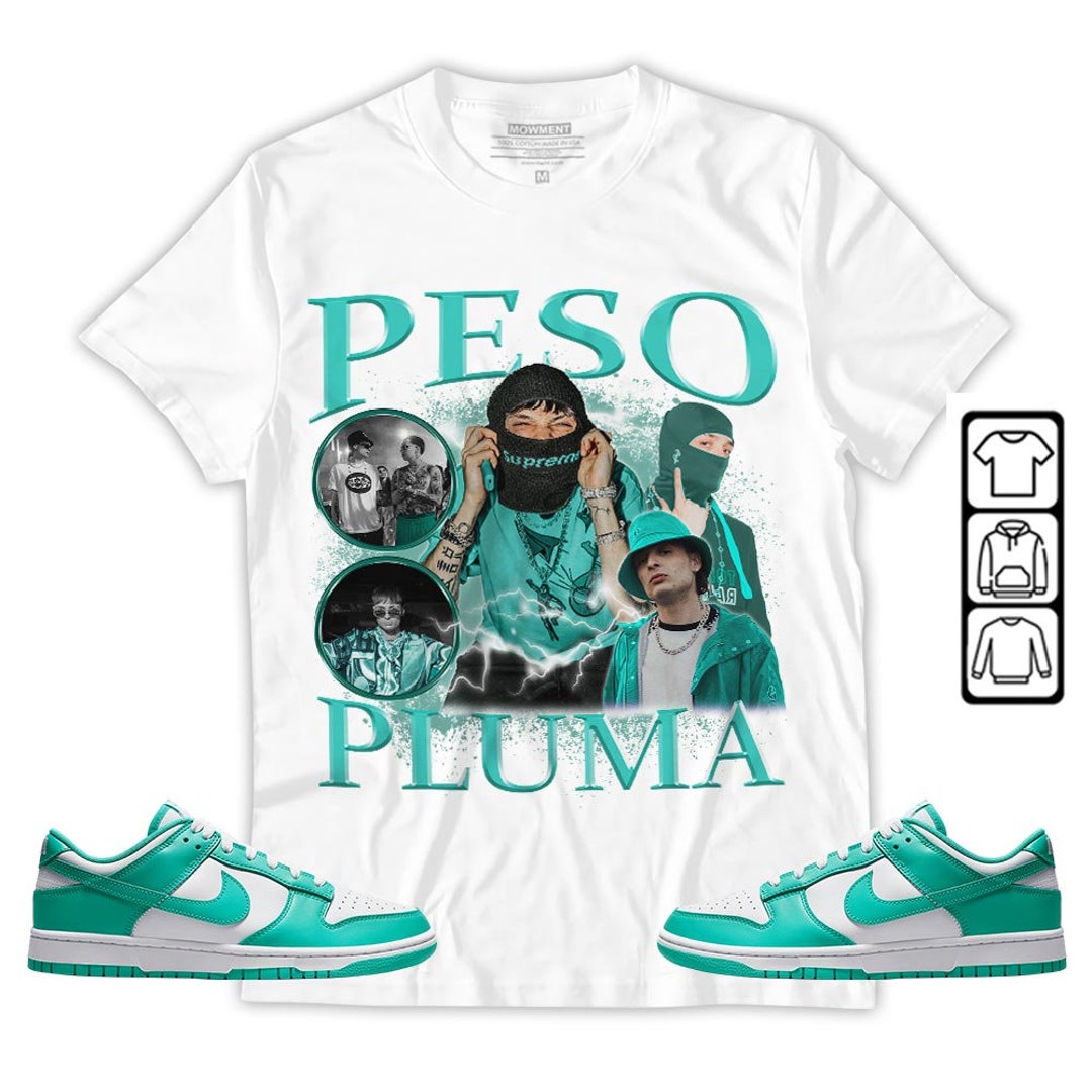 Peso Pluma Unisex Shirt to Match Sneaker Low Clear Jade Tee - Etsy