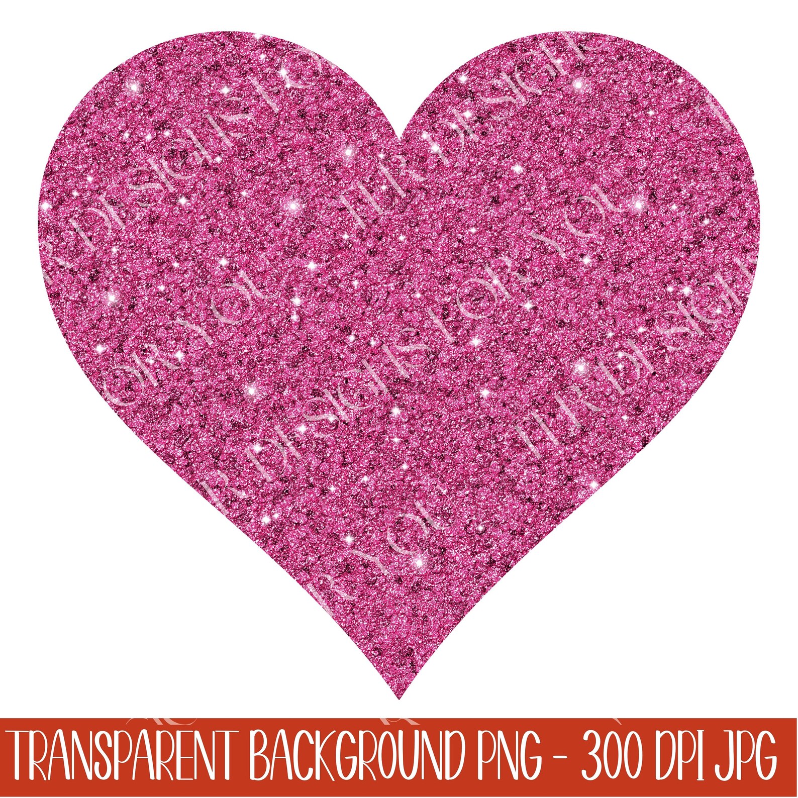 Pink Glitter Heart Svg, Jpg, Jpeg, Png, Pdf, Valentine's Day Glitter ...