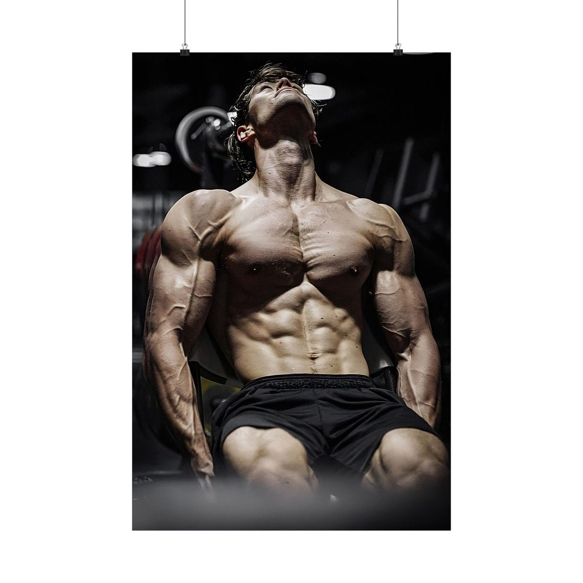 Fitness Influencer David Laid Aesthetics Poster, Gym Wall Art, Youtuber ...