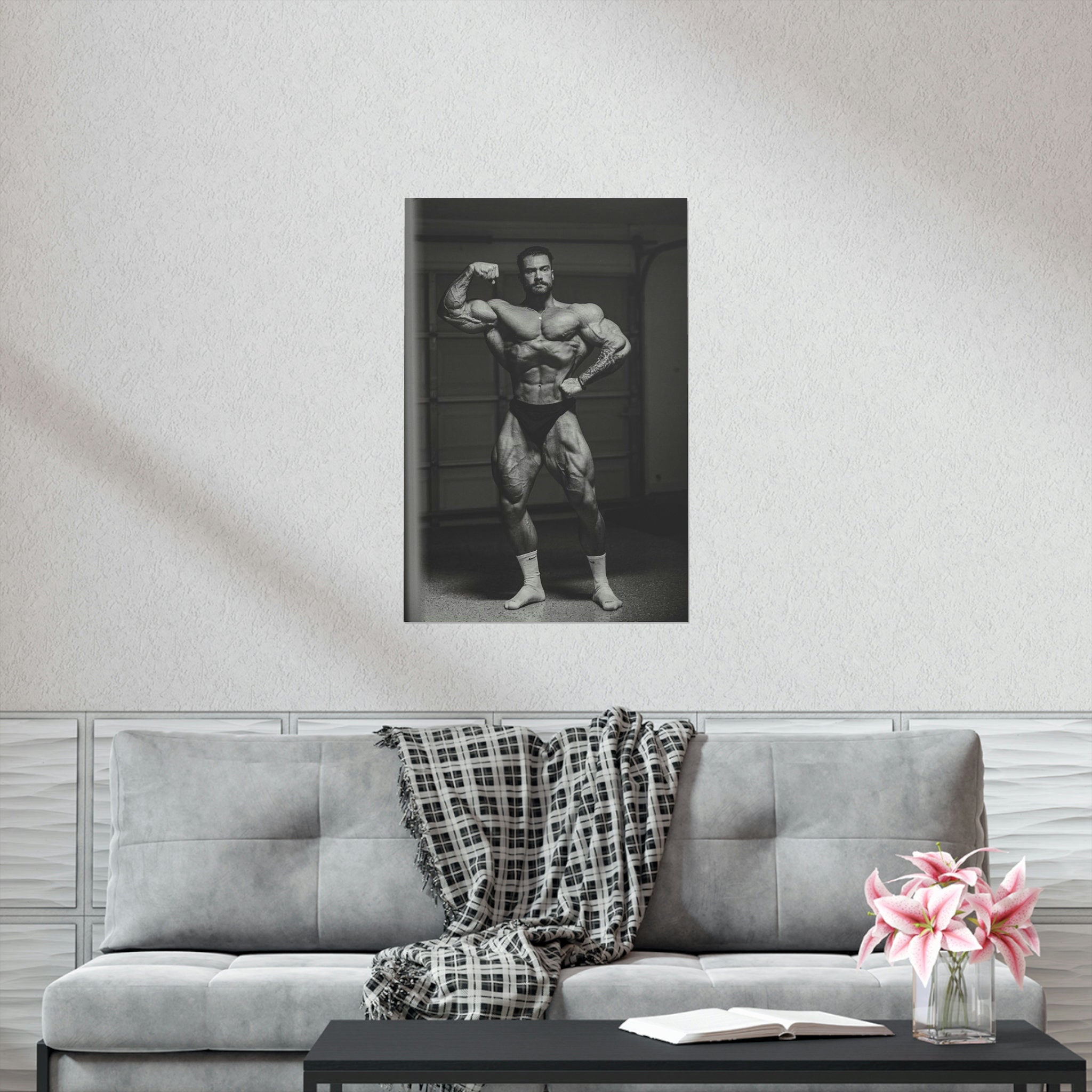 Chris Bumstead "Daddy CBUM" Posing Premium Posters