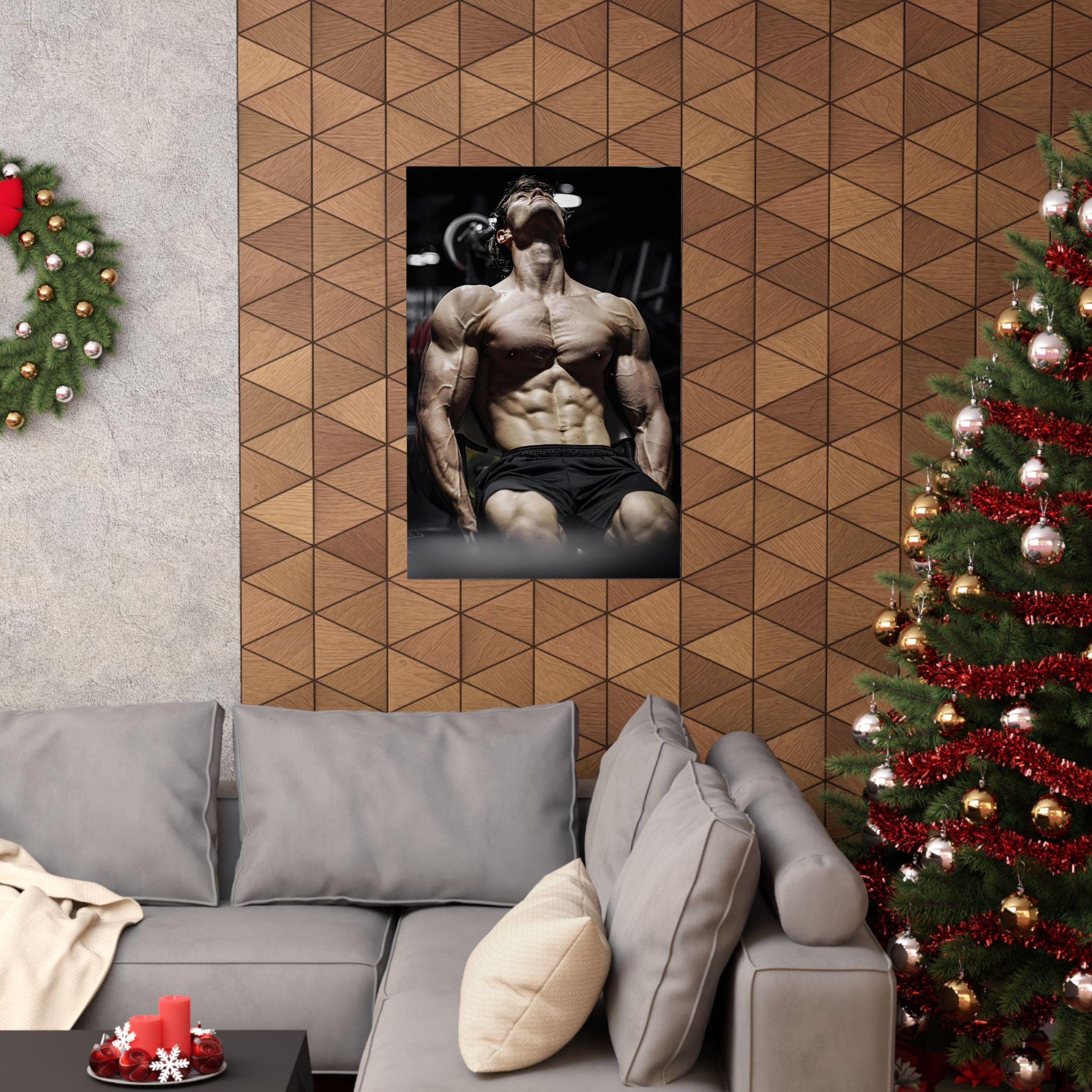 Fitness Influencer David Laid Aesthetics Poster, Gym Wall Art, Youtuber ...