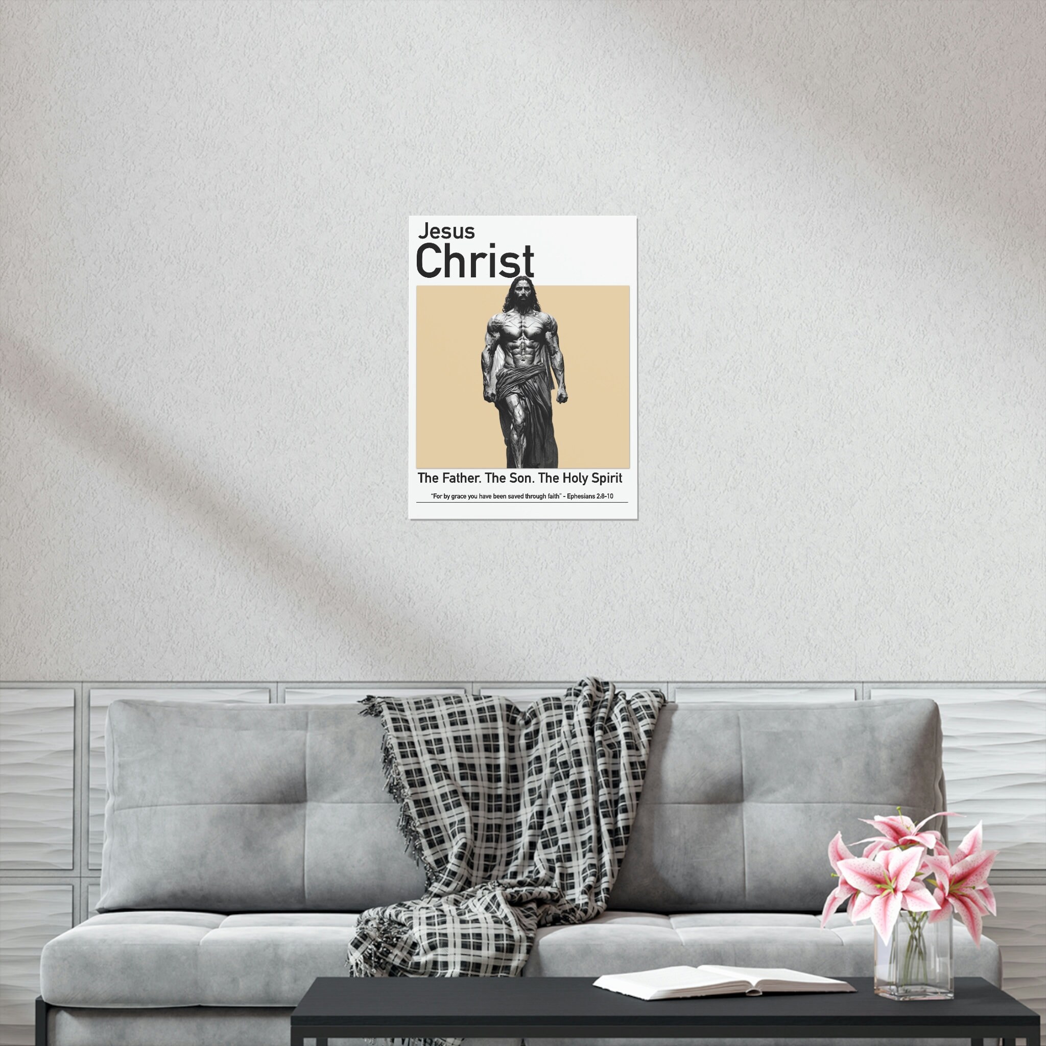 Shredded Jesus Christ Minimalist Poster the Father Son and - Etsy UK