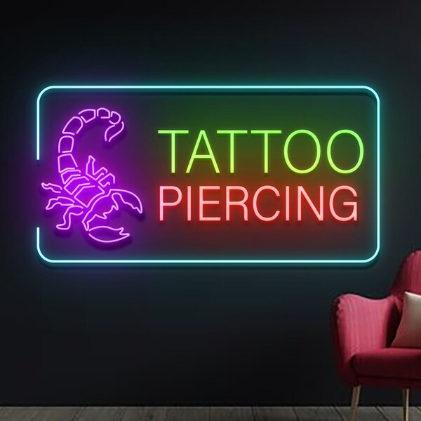 Piercing Neon Sign - Etsy