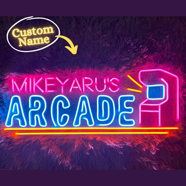 Arcade Light up Sign - Etsy