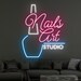 Nail Studio Salon Beauty Salon Neon Sign Nail Salon Led - Etsy